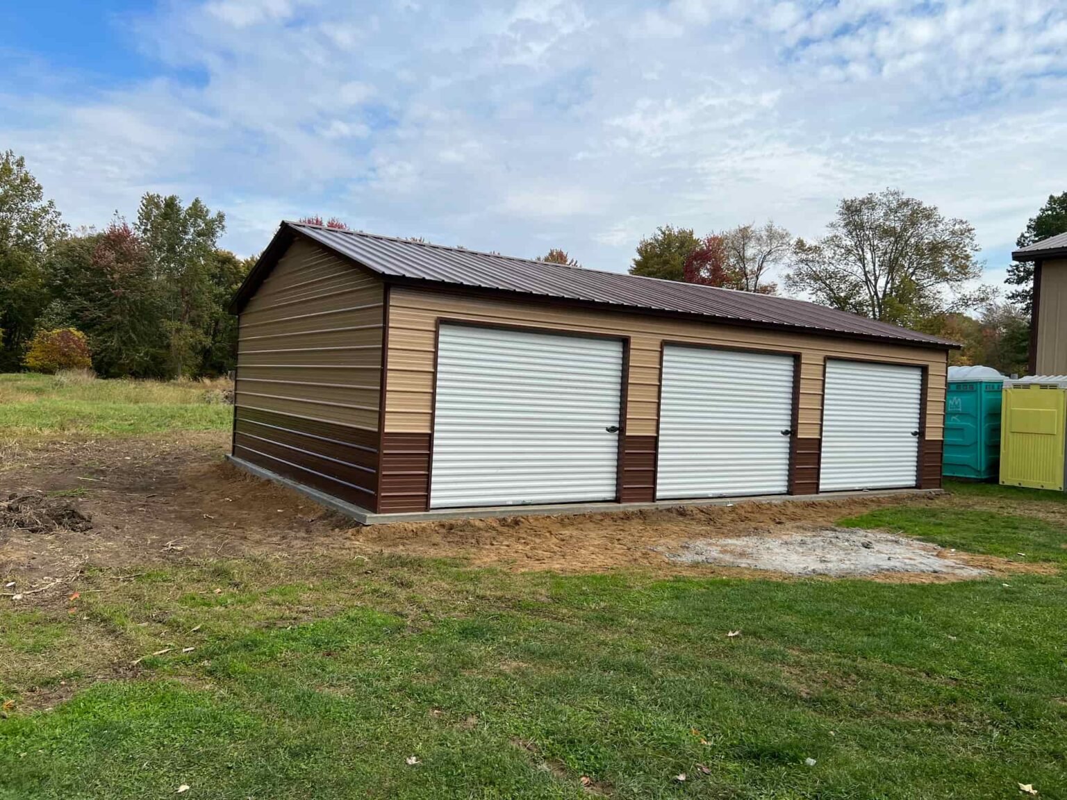 Side Drive Garage – Elite Steel Carports